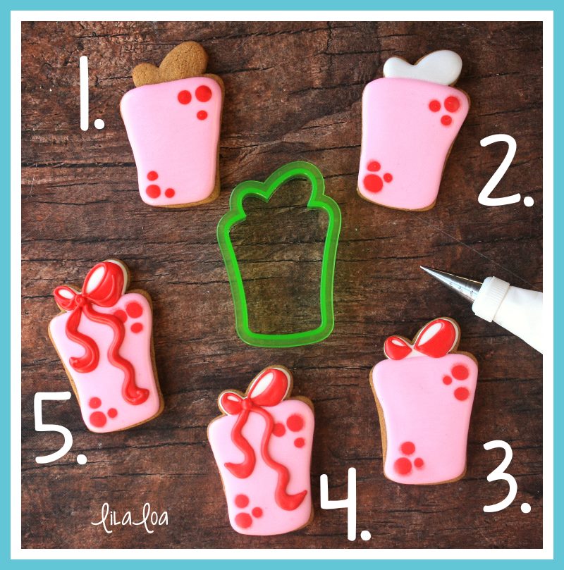 How to Make Decorated Present or Gift Sugar Cookies