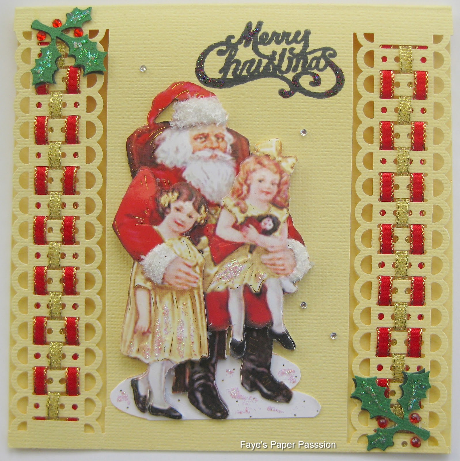 Faye's Paper Passion: Vintage Santa Card