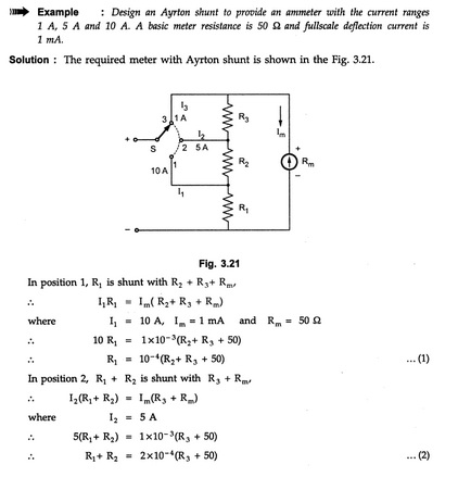 The Ayrton Shunt or Universal Shunt - LEKULE