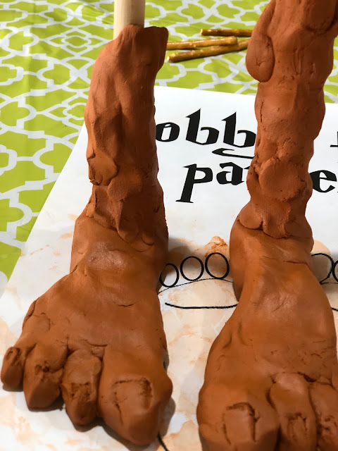 HollysHome Family Life: See How I made Dobby's feet for our Harry ...