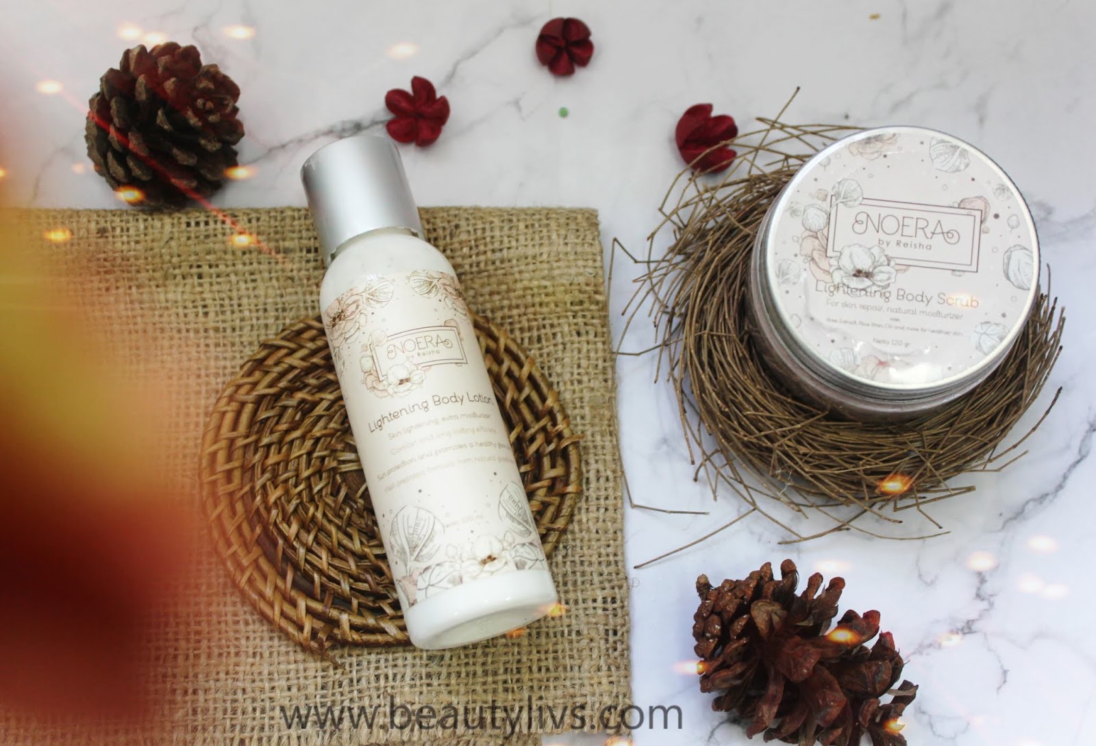 REVIEW : NOERA By Reisha Body Lightening Lotion dan Lightening Body ...