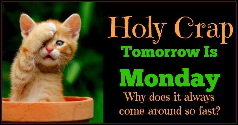 Daveswordsofwisdom.com: Monday Comes Around So Fast.