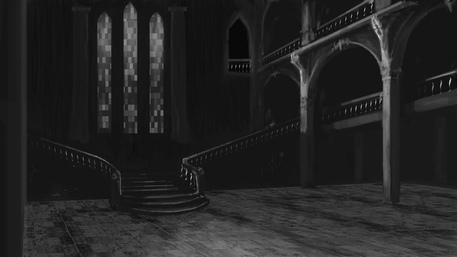 Fred's CG Arts and Animation Blog: Final Painting: The House of Usher ...
