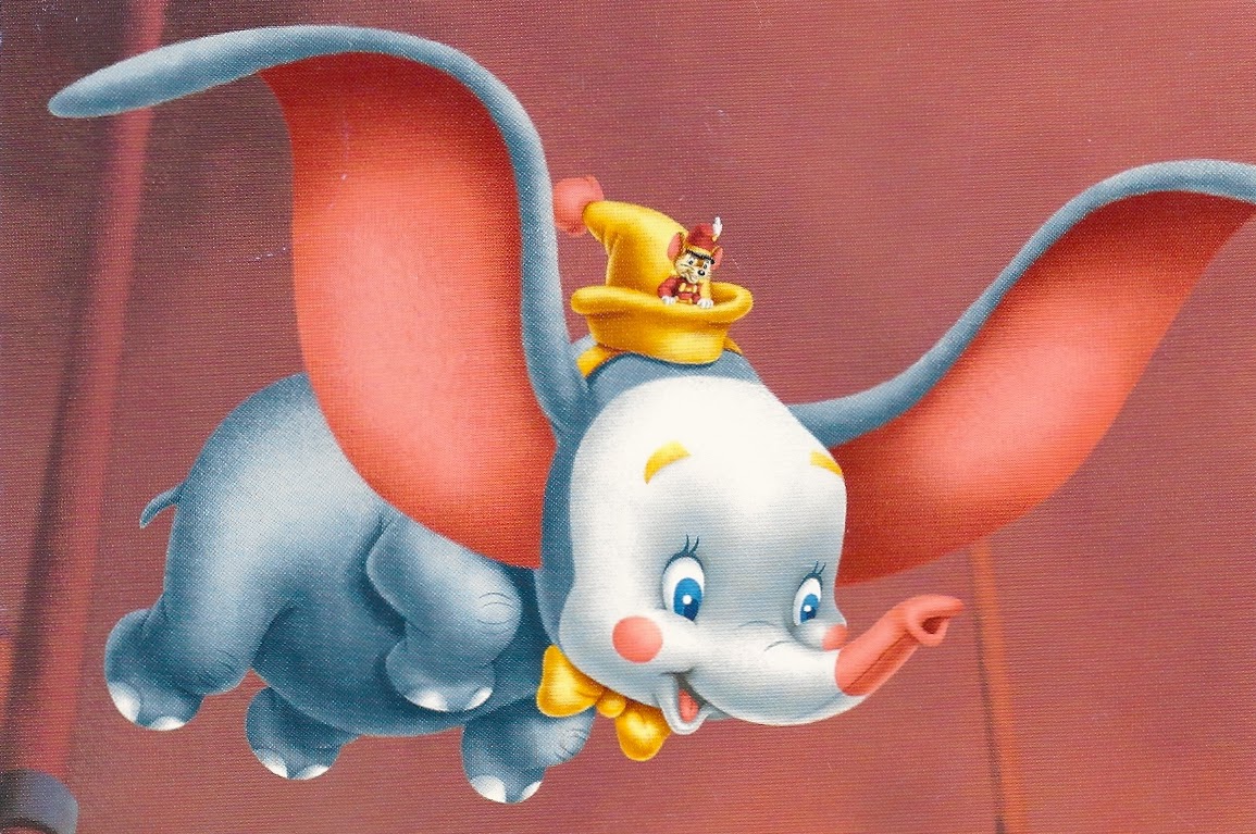 My Favorite Animal Postcards: Dumbo and Timothy Mouse