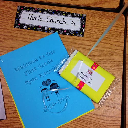 a champagne dream: First Grade Open House