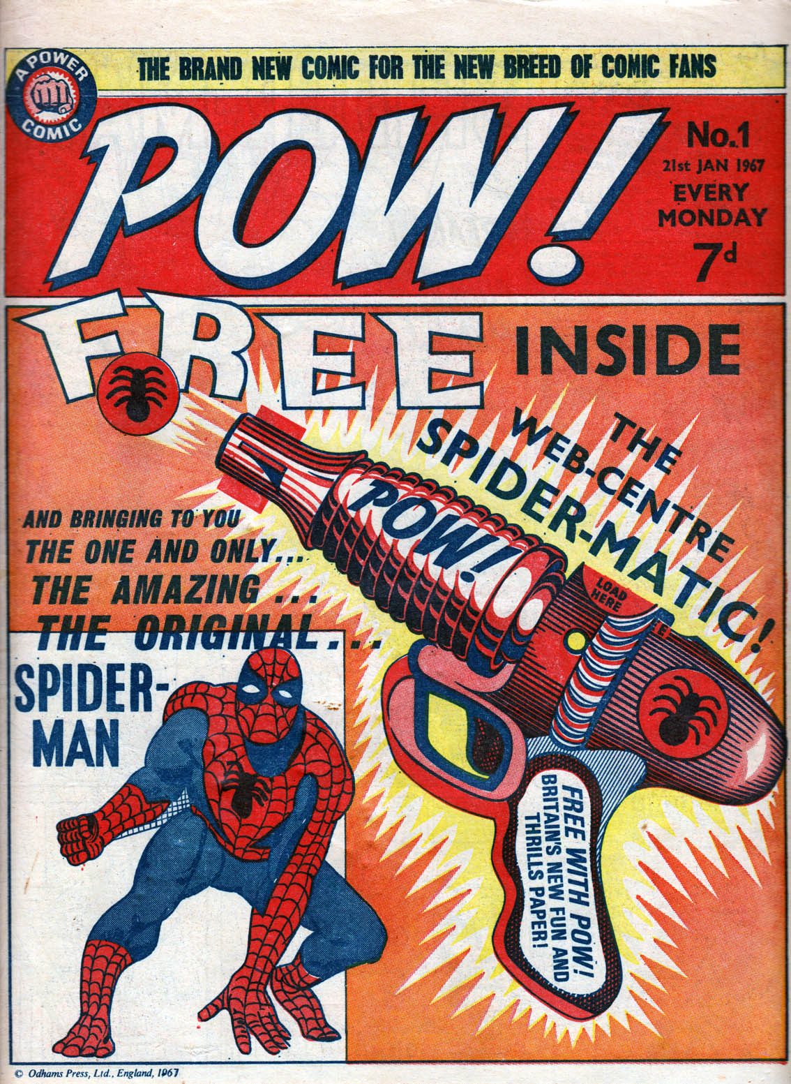 BLIMEY! The Blog of British Comics: POW! No.1 (1967)