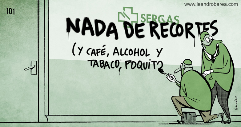 Viñetas sanitarias de Leandro Barea