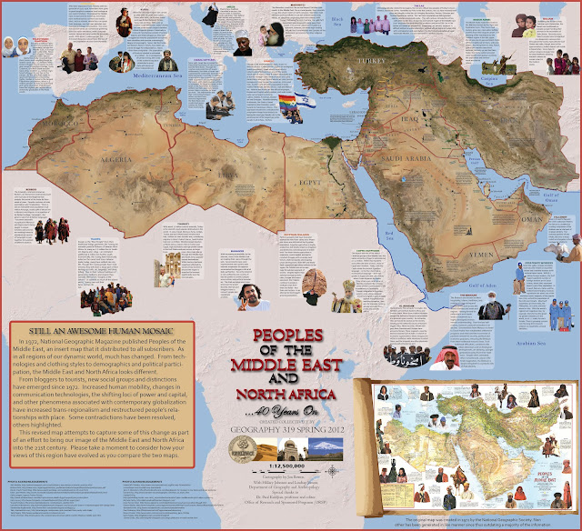 bowen cartography: Geography of the Middle East and North Africa