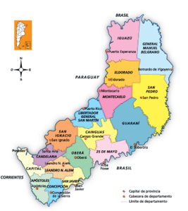 Mapas Escudos Banderas: Bandera Escudo y Mapa de la Provincia de Misiones