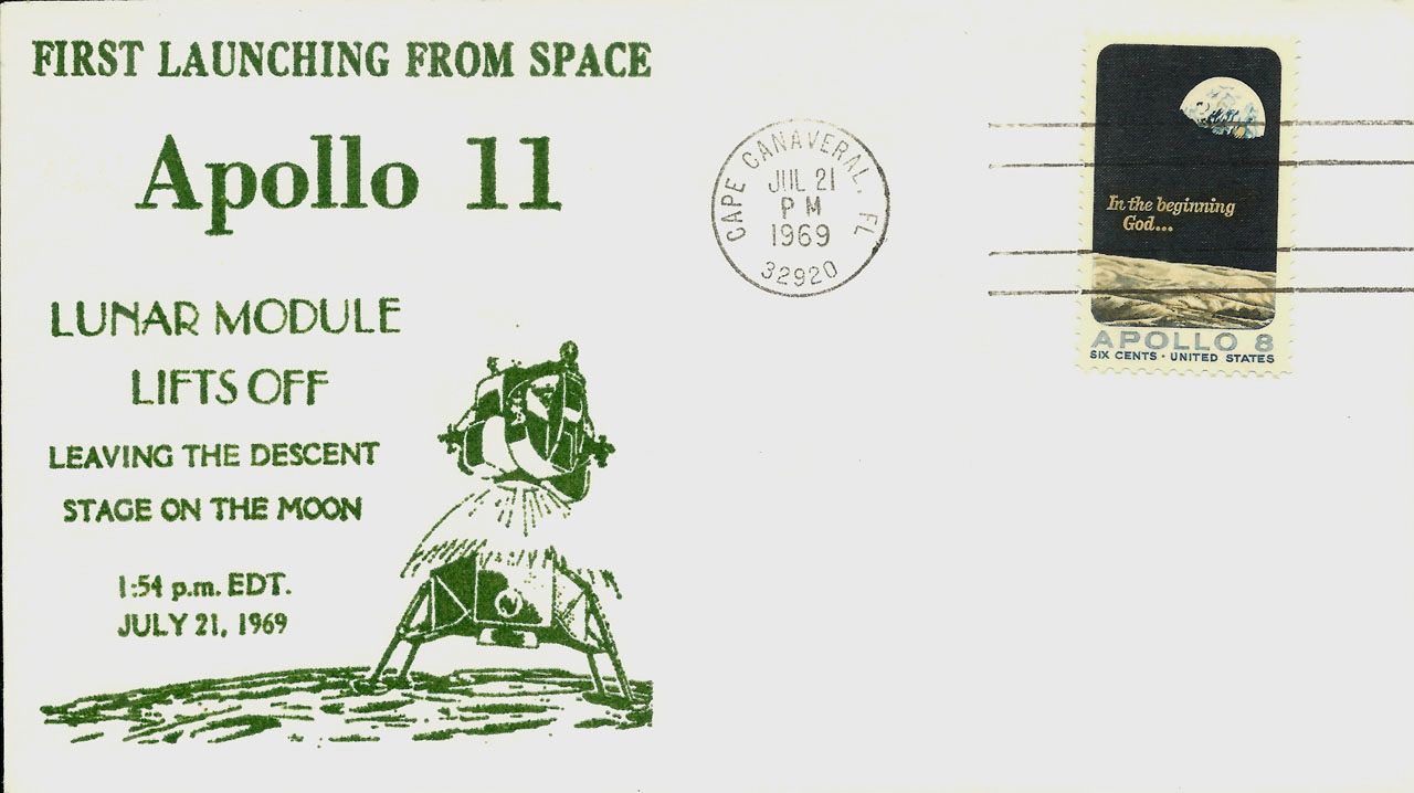 Signed Covers: USA 1969 Apollo 11