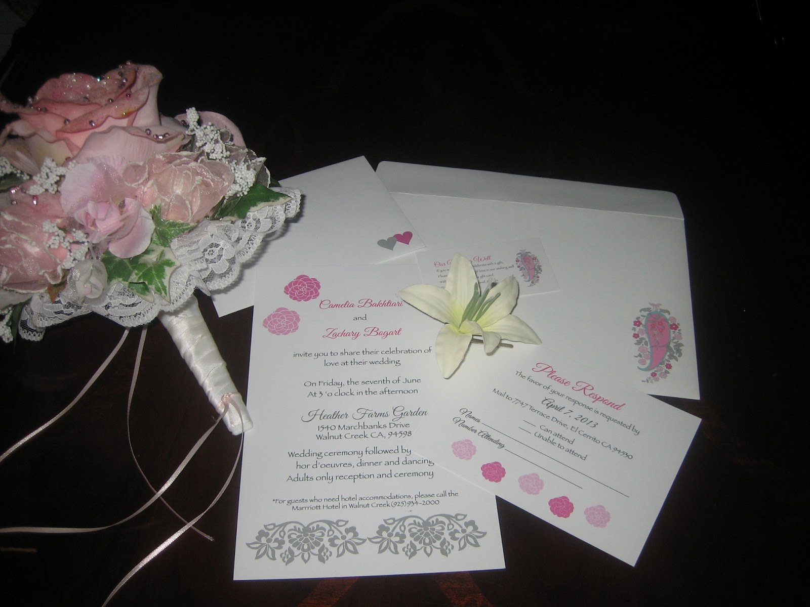 Ghazal's Portfolio: Wedding Invitation Package