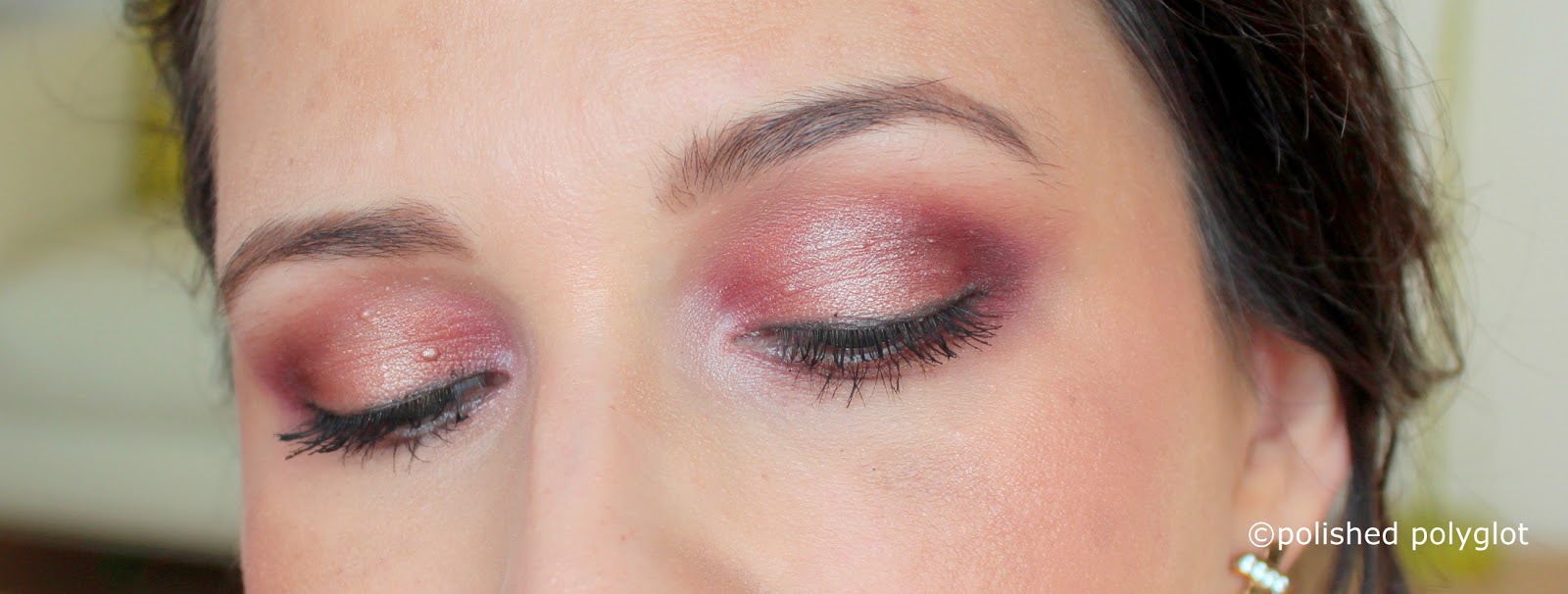 Makeup │Wine red and Rose gold for an Autumn look [Monday Shadow ...
