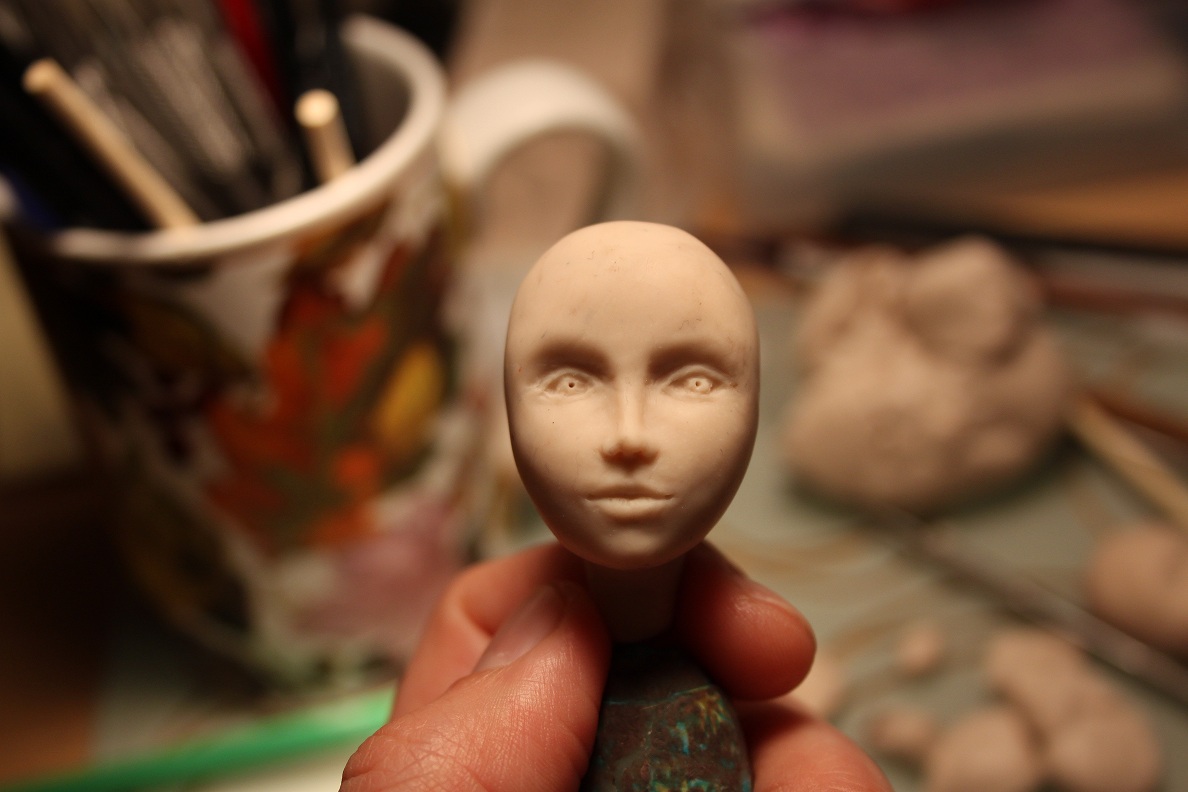 Zuleykha's polymer clay: New face