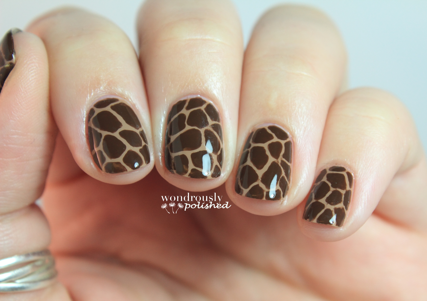 Wondrously Polished: 31 Day Nail Art Challenge - Day 13: Animal Print