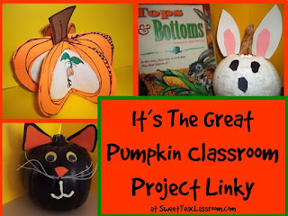 Sweet Tea Classroom: It's The Great Pumpkin Classroom Projects Linky