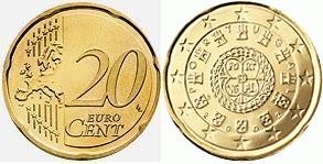 Epaminonda's Blog.....: MONEDELE EURO - PORTUGALIA