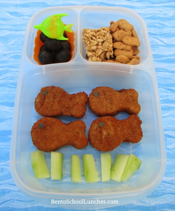 Bento School Lunches : Fish Nuggets Bento
