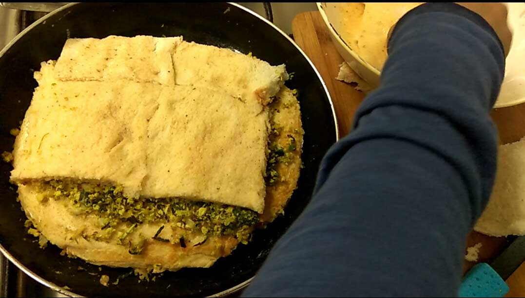 CHICKEN CAKE - LAYERED CHICKEN CAKE / SPICY CHICKEN LAYER CAKE