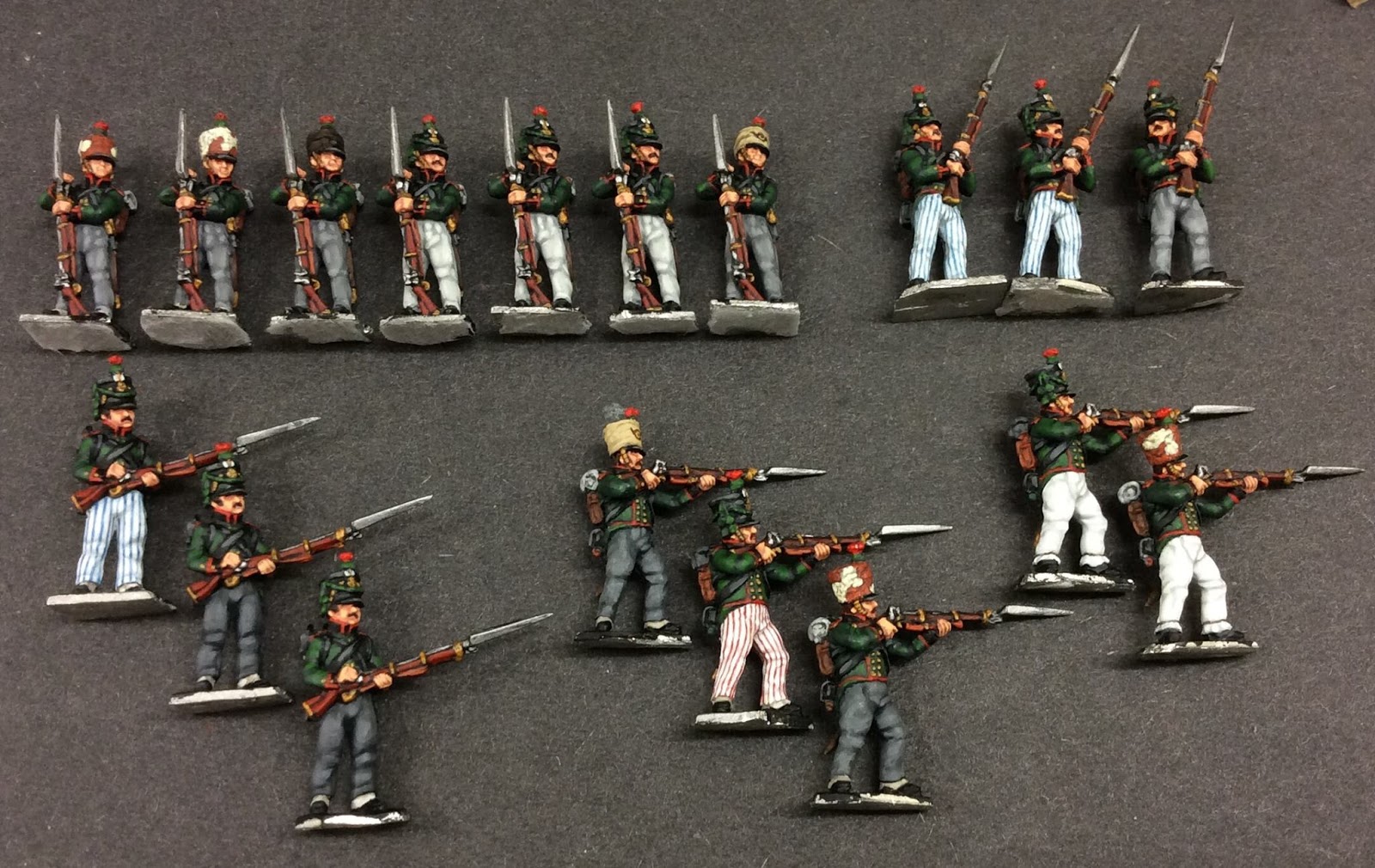 Napoleonics in Miniature: Saxon Light Infantry WIP2