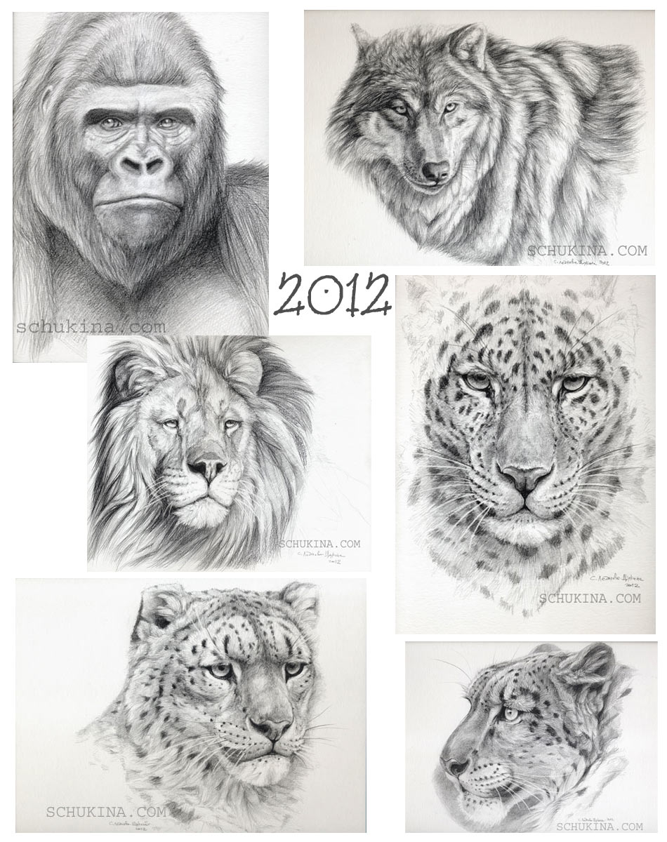 Expressive Wildlife & Nature - Светлана Леднева-Щукина: Some graphite ...