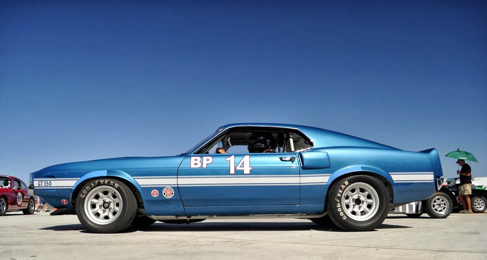 Just A Car Guy: the only race 1969 Shelby GT 350 Mustang I've ever seen
