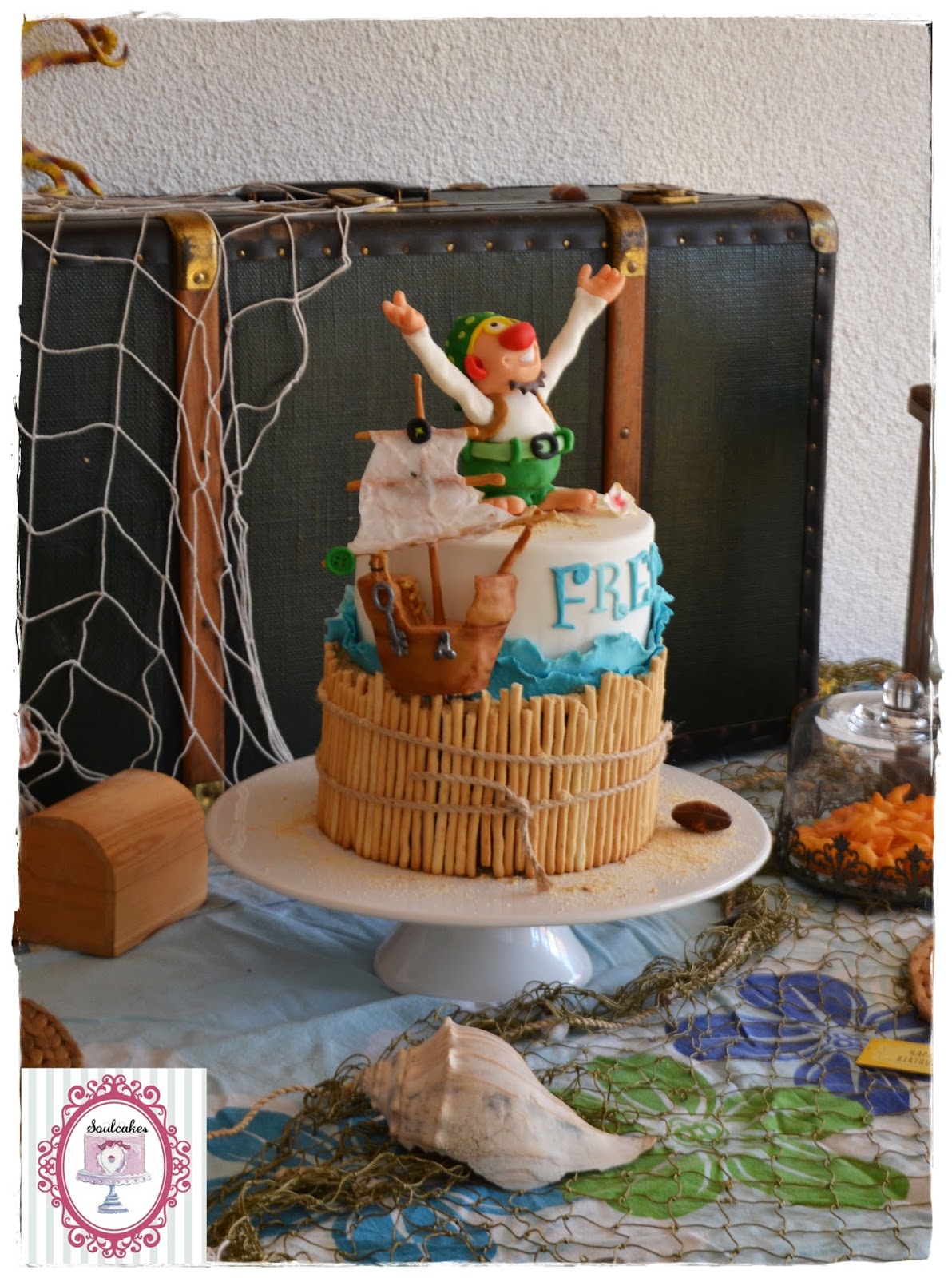 Mit Liebe gebacken: Pirat Rasmus Rotbart zum 4. Geburtstag