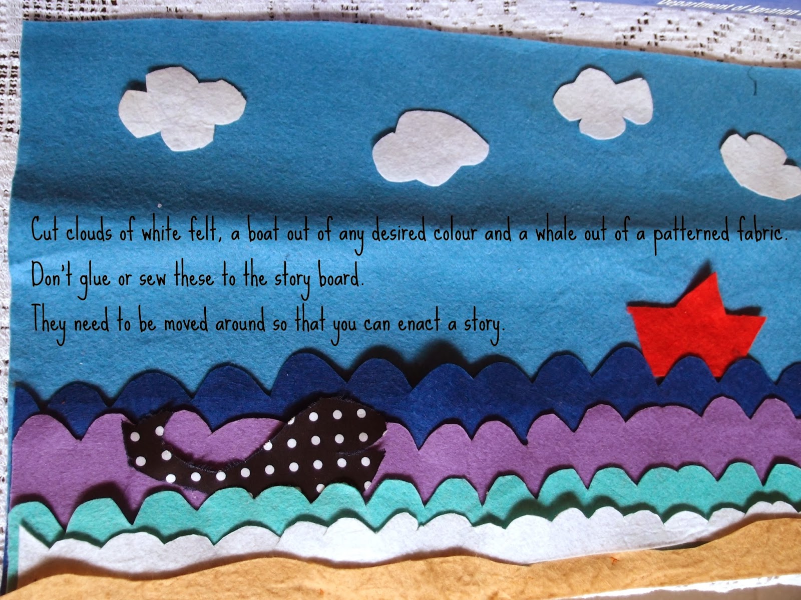 Craftiness Whatnot: Felt Story Board : The Ocean