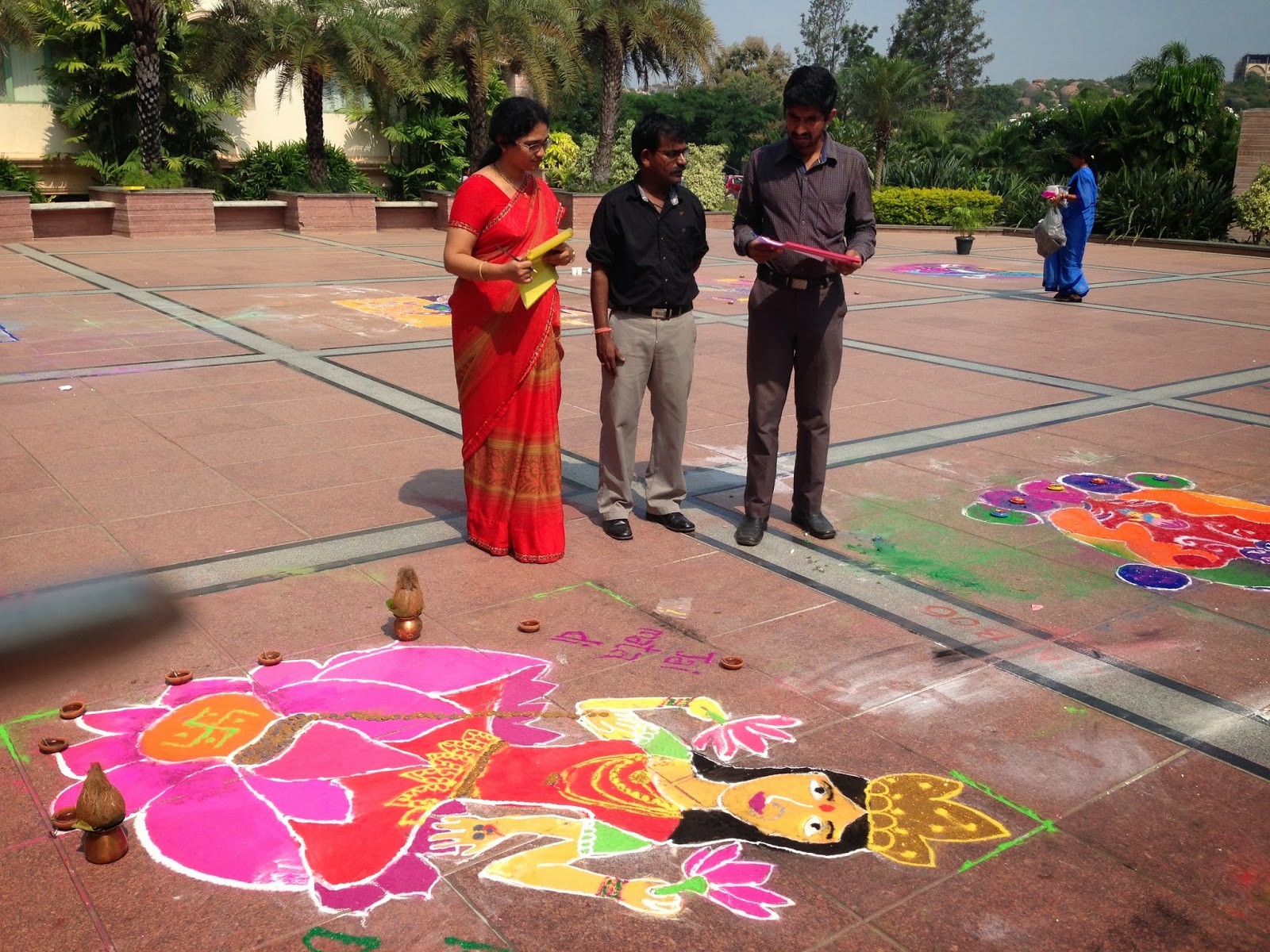 Diwali Rangoli Competition Winners