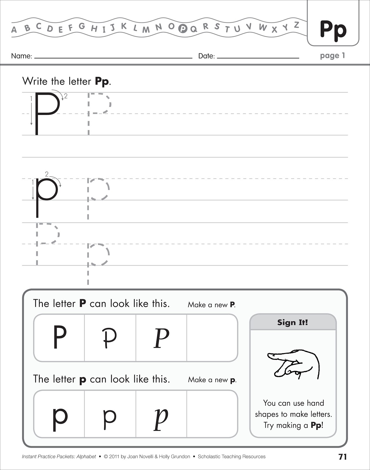 Have Fun Learning English: The letter P