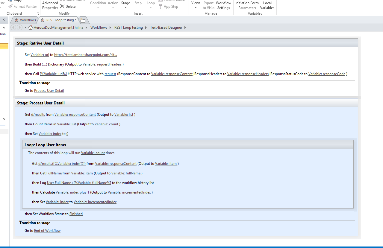 SharePoint With THILI: SharePoint Online Designer Workflow 2013 : Calling REST API & Looping ...