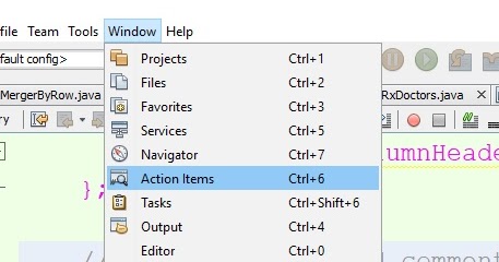 Java Solutions: NetBeans: How to find all the @TODO items in your code