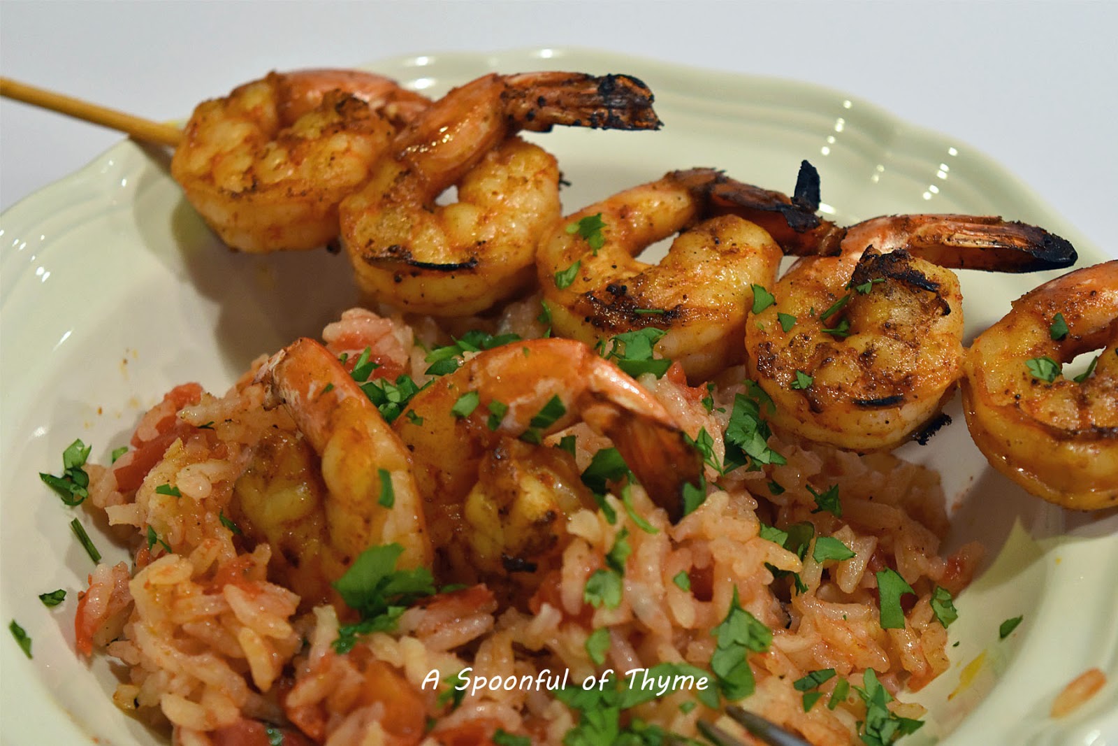 Spicy Caribbean Shrimp, SRC