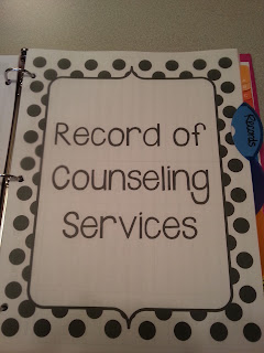 Hanselor the Counselor: Organization Part 2: Counseling Notebook