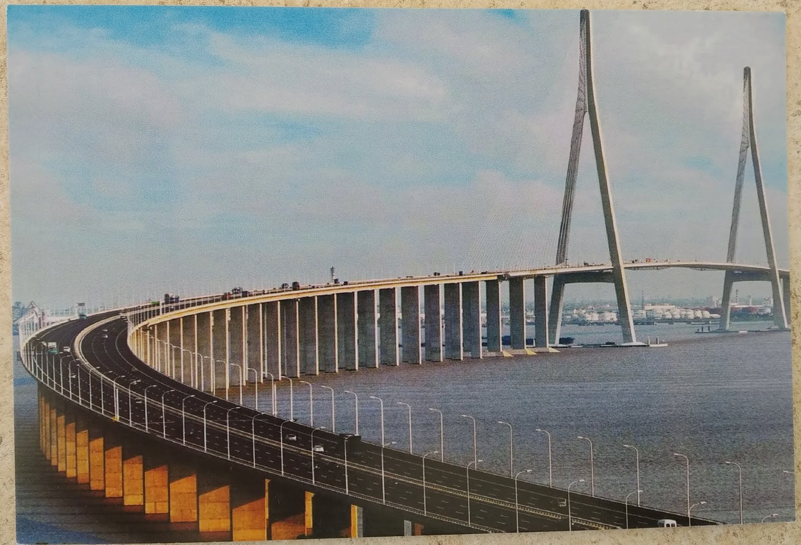 Postcards of Bridges: Sutong Bridge across the Yangtze River between ...