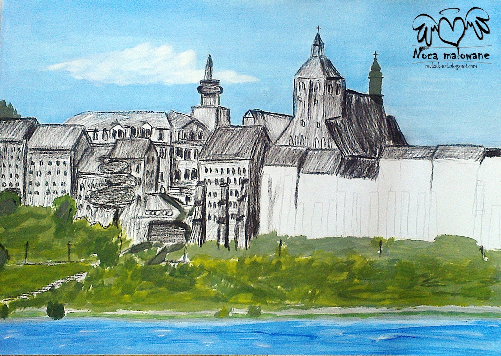 melzak.art: Grudziądz - panorama nad Wisłą