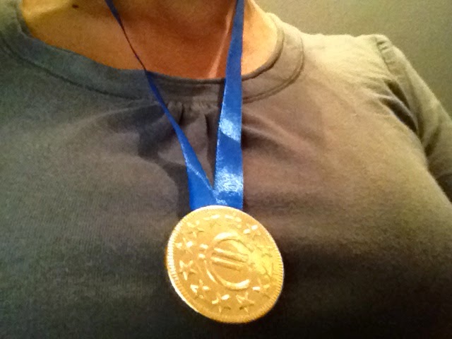 mamá lo hace: Super medallas de chocolate