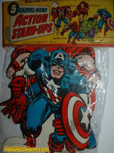 "Hero Envy" The Blog Adventures: THE STEALING OF THE SUPERHERO STAND-UPS