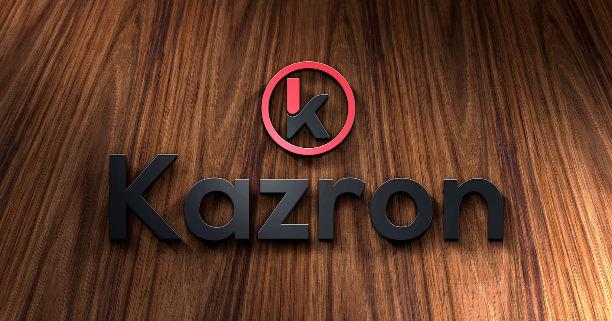 Kazron logo design