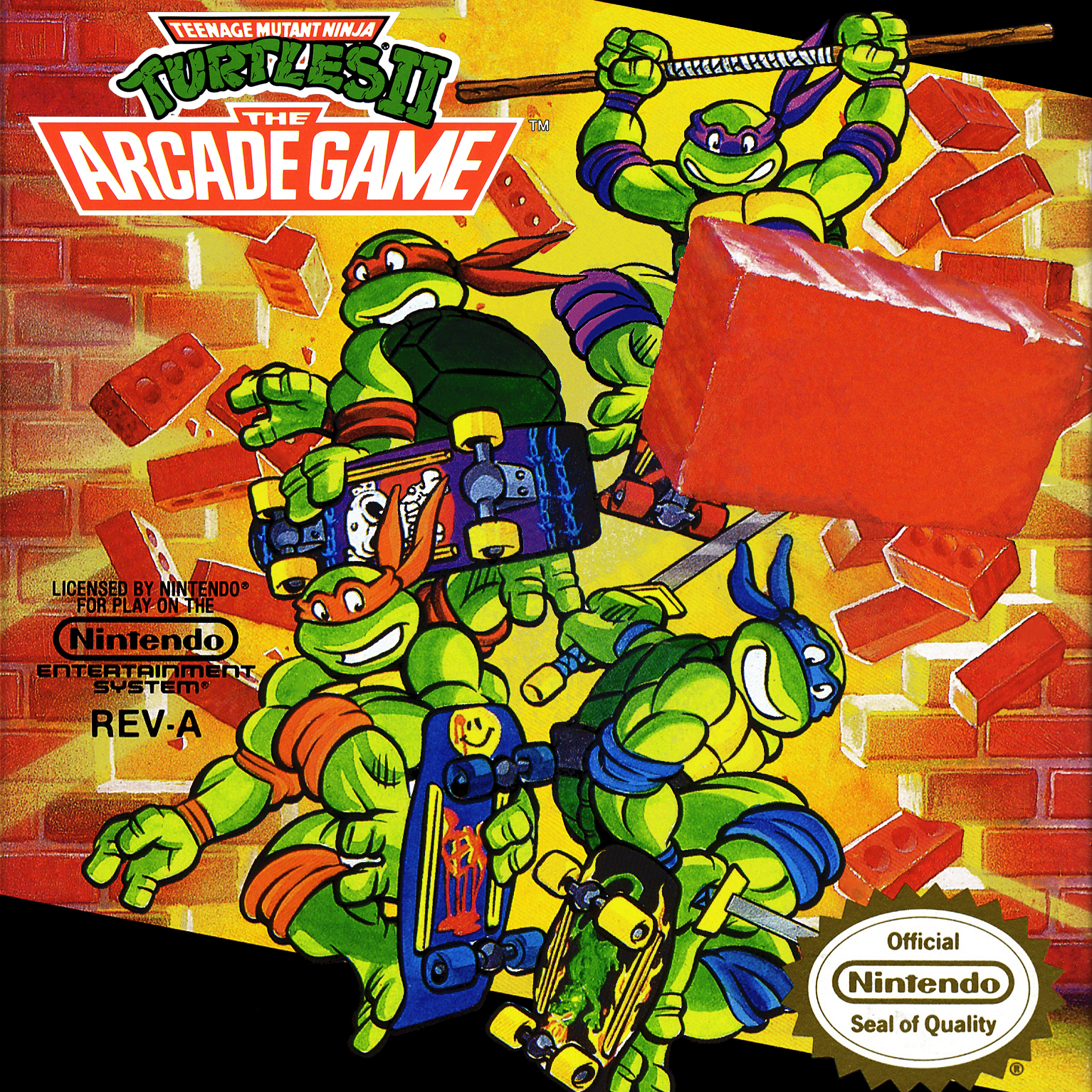 High Quality Album Covers: Teenage Mutant Ninja Turtles II: The Arcade ...