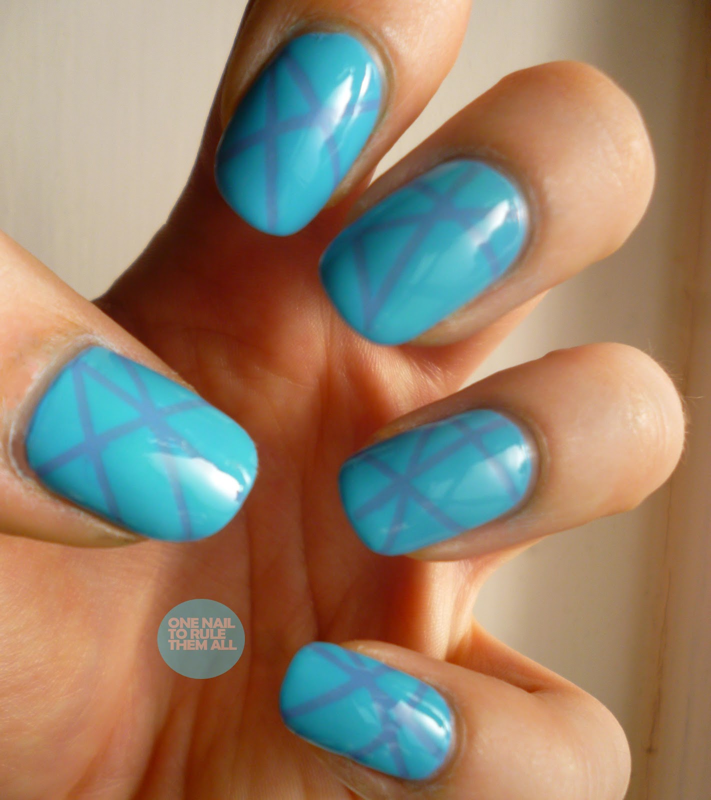 One Nail To Rule Them All: Day 5: Blue Nails