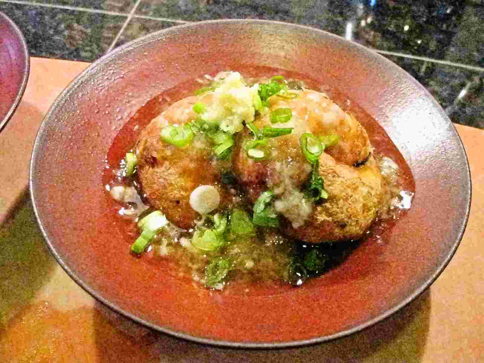 Recipes for Tom: Ganmodoki no mizore-an / deep-fried tofu patties with ...