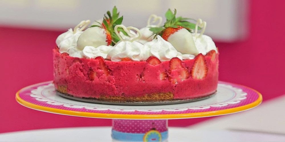 تورتة موس فراولة - طريقة عمل تورتة موس فراولة | وصفات حلويات ومأكولات ...