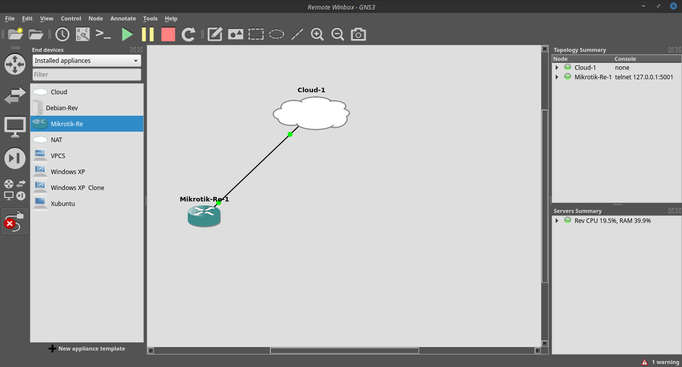 Cara Remote Mikrotik di GNS3 Menggunakan Winbox