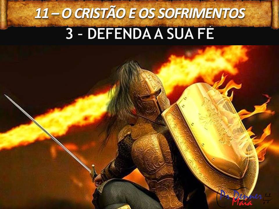Sermões e Mensagens: SÉRIE 1 PEDRO: 11 – O CRISTÃO E OS SOFRIMENTOS