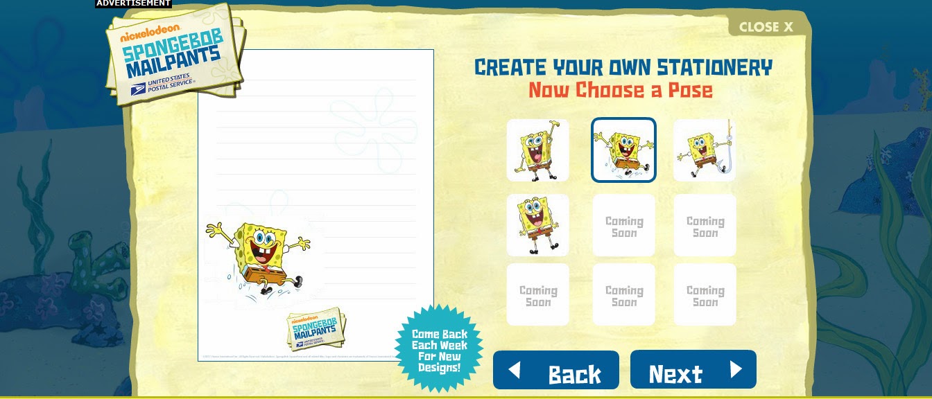 CartoonPhilately: Post Office and SpongeBob work together
