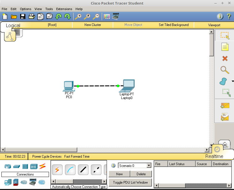 Konfigurasi dasar Cisco Packet Tracers