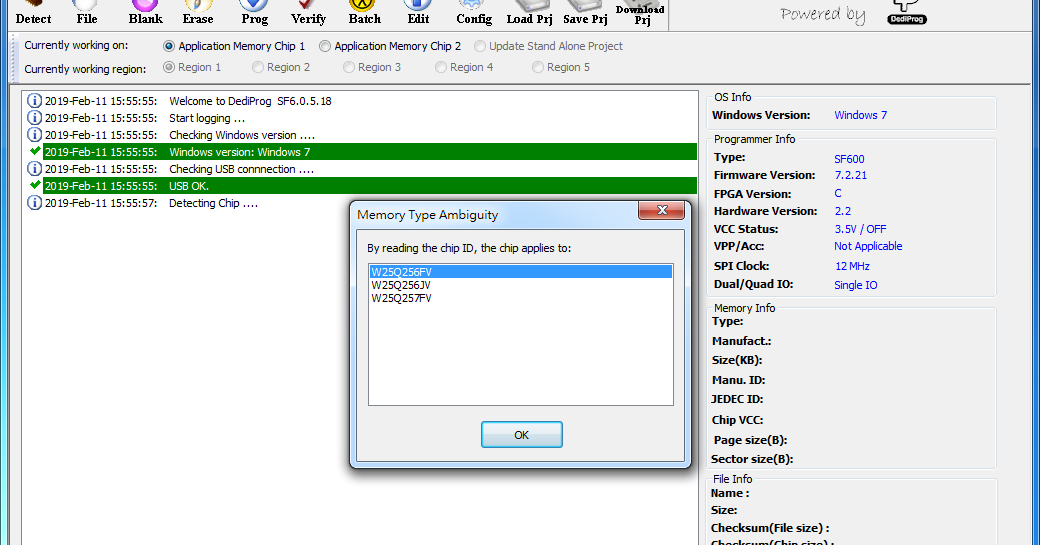 JASON_YY 的工作筆記: DediProg SF 600燒錄器的基本操作 | Usage of DediProg SF Software ...