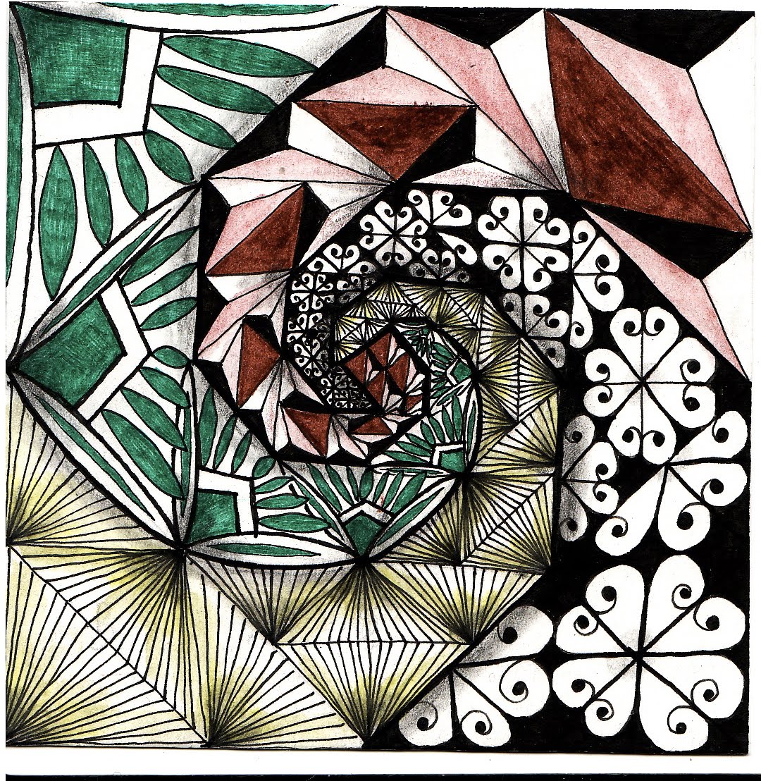 inquisitive-Sue: Zentangle Challenge #87: "String Theory v. XII ...