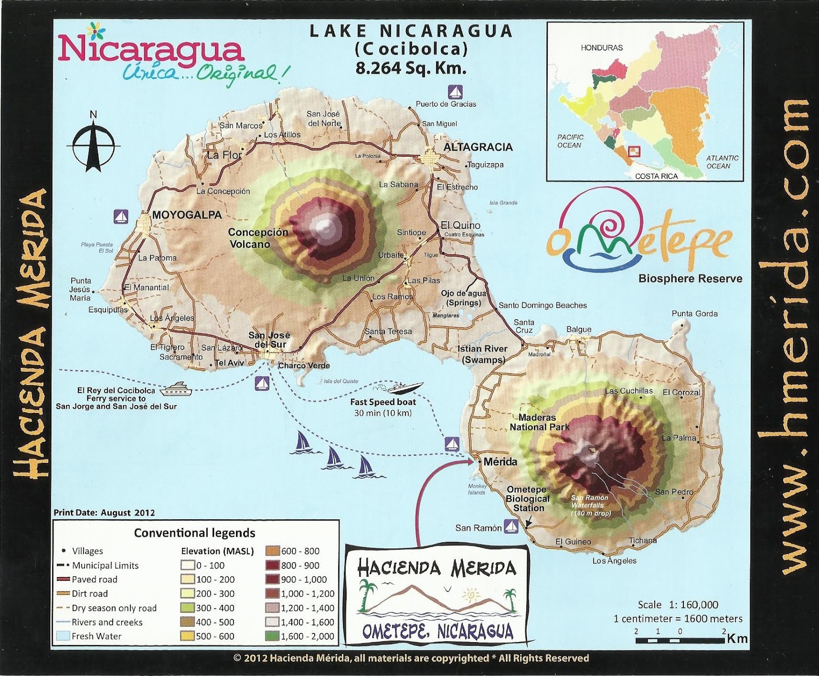 Viajes, cuentos e historietas: Ometepe – Isla en el Lago Cocibolca-