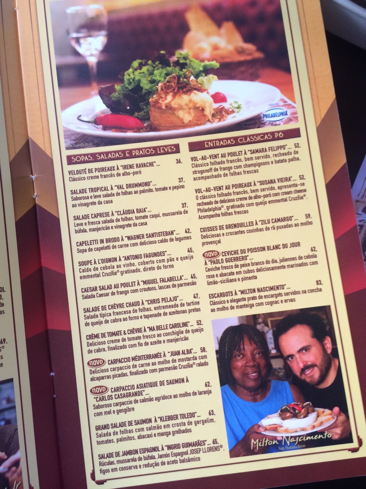 Paris 6 - Confira o cardápio e os preços 🍸 - Blog da Barbarela ...